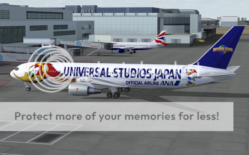 Level-D Boeing 767-300 ANA Universal Studios Japan (DXT3 version) | FSX ...